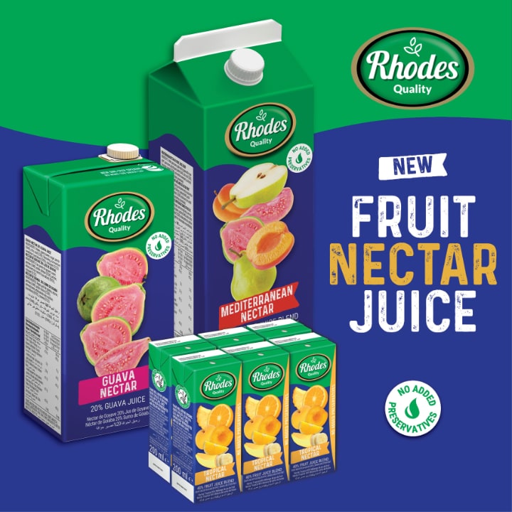 Rhodes Enters Fruit Nectar Juice Market - RFG Foods